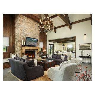 Belgian Chic Cabin - Rustic - Living Room - Other - by Giana Allen ...