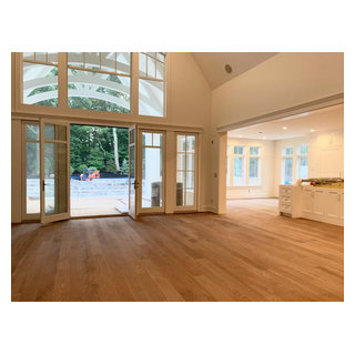 BELLE TERRE: 6" SELECT WHITE OAK INSTALLED & FINISHED W/ CUSTOM STAIN ...