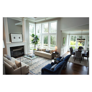Benfield Drive - Transitional - Living Room - Portland - by Amy Troute ...