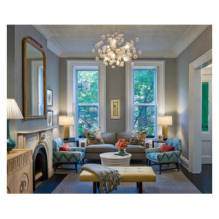 Bergen Street Row House - Transitional - Living Room - New York - by ...