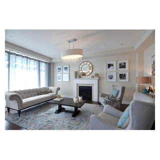 Berryman Living Room Interior Design & Decorate - Traditional - Living ...