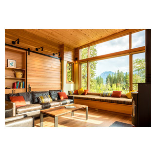 Big Rock House - Rustikal - Wohnbereich - Seattle - von Johnston ...