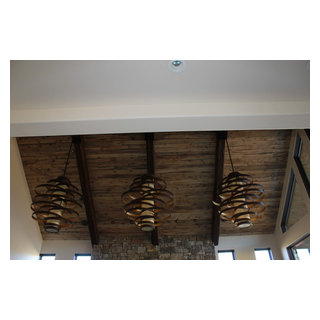 Black tea stained ceiling - Montagne - Salon - Salt Lake City - par ...