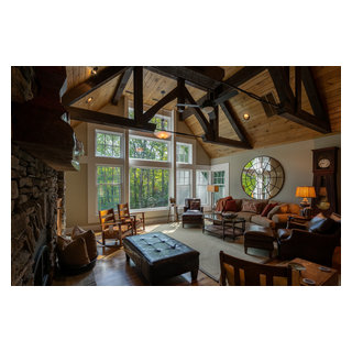 Blackberry Home - Rustic - Living Room - Charlotte - by Hardin Creek ...