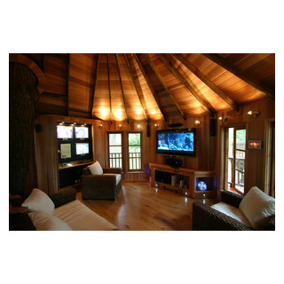 Blue Forest Tree House - Living Room - Sussex - by Blue Forest UK Ltd ...