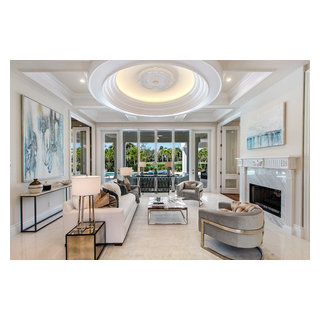 Boca Raton - New Construction Estate - Mediterranean - Living Room ...