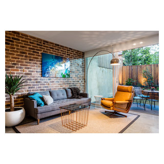 Bondi Bachelor Pad - Midcentury - Living Room - Sydney - by Daniel ...