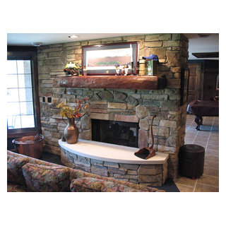 Boral Cultured Stone - Country Ledgestone - Traditional - Living Room ...