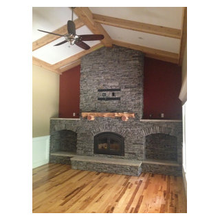 Boral Cultured Stone - Southern Ledgestone - Contemporary - Living Room ...