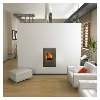 Boru Wood Burning Stove - Modern - Wohnbereich - Essex - von Fireplace ...