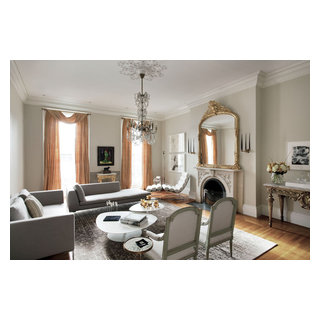 Boston Common House - Eclectic - Living Room - Boston - by Walker ...