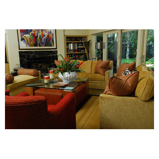 Bradford Collier Interior Design Houston- Memorial 1 - Modern - Living ...