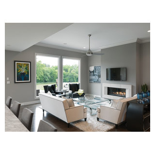 Bright & Open Floorplan - Moderne - Salon - Autres périmètres - par ...