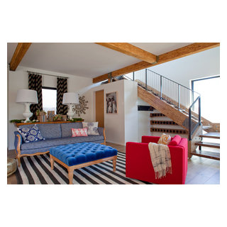 Bright Eclectic Living Room - Eclectic - Living Room - San Francisco ...