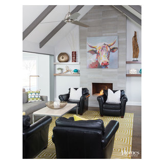 Bringing Form, Function & Family Together - Contemporary - Living Room ...