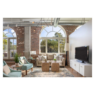 Buckhead Village Lofts - Contemporary - Living Room - Atlanta - by ...