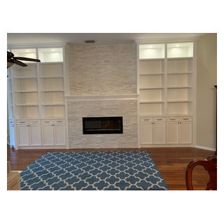 Built Ins - Coastal - Living Room - Tampa - by MAC DESIGN AND BUILD LLC ...