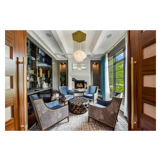 Burr Ridge Modern - Contemporary - Living Room - Chicago - by Derrick ...