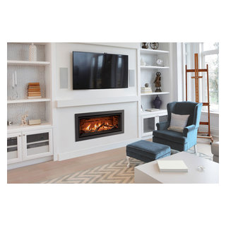 C34 Linear Gas Fireplace - Modern - Living Room - Vancouver - by Enviro ...