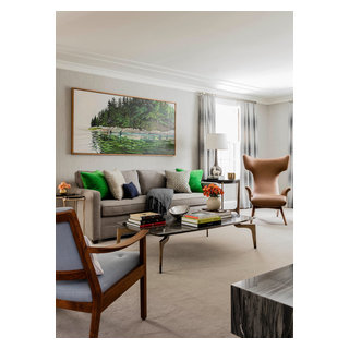 Cambridge Dutch Colonial - Transitional - Living Room - Boston - by ...