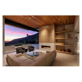 Camelback Mountain Residence - Contemporary - Living Room - Phoenix ...