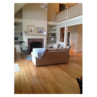 Cape Cod Birch Floors & Stairs - Classique - Salon - Boston - par Hull ...