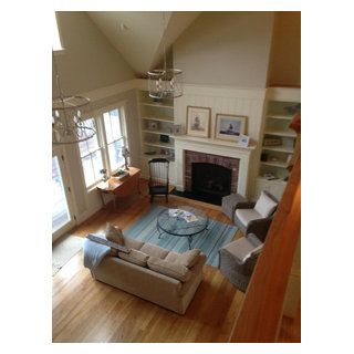 Cape Cod Birch Floors & Stairs - Classique - Salon - Boston - par Hull ...