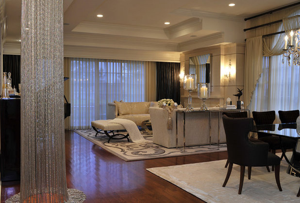 How to Combine Area Rugs in an Open Floor Plan