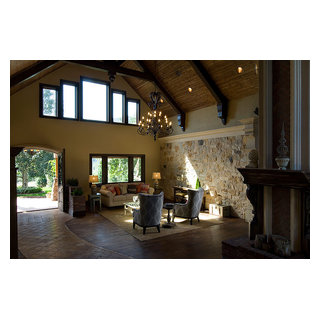 Cascade Exterior & Interior Double French-wood Gliding Paito Doors, Bay ...