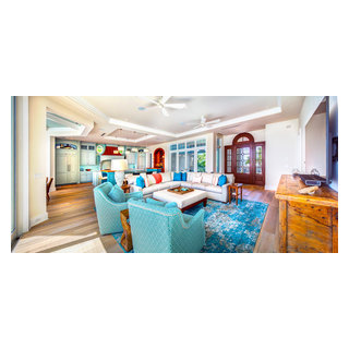 Casey Key Coastal - Beach Style - Living Room - Tampa - by Perrone ...