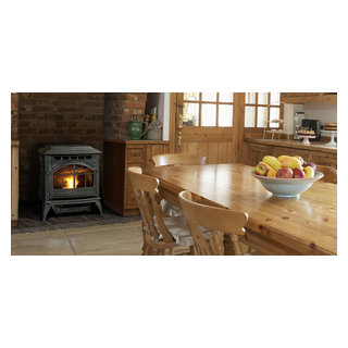 Castile Pellet Stove - Contemporary - Living Room - Seattle - by Quadra-Fire Wood & Pellet ...