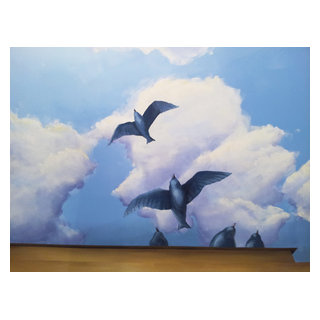 Ceiling Mural - Traditional - Living Room - Chicago - by L Star Murals ...