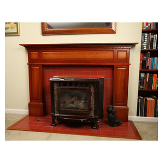 Chamberlain Fireplace. Federal style in cherry with multi-tone finish ...