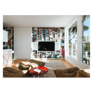 Channing Way, Sausalito - Contemporary - Living Room - San Francisco ...
