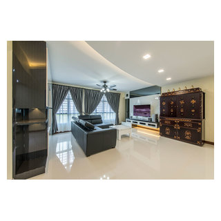 Chao Chu Kang (HDB) - Modern - Living Room - Singapore - by Design 4 ...