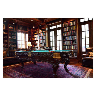 Charleston Row Billiard Room - Traditional - Living Room - Houston - by ...
