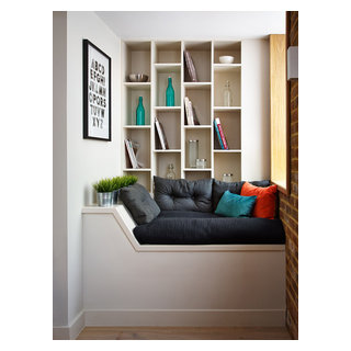 Chevron Show Apartment - Contemporary - Living Room - Hampshire - by ...