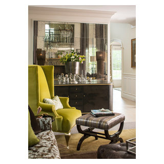 Chic with Family - Contemporary - Living Room - Raleigh - by Heather ...