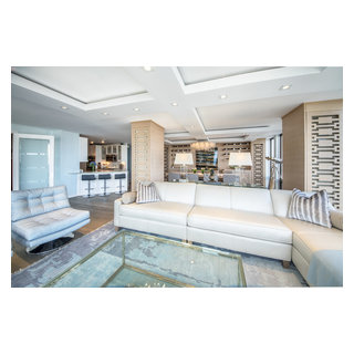 Chicago High Rise Condo - Modern - Living Room - Chicago - by MWorks ...