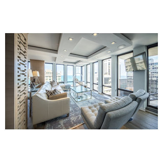 Chicago High Rise Condo - Modern - Living Room - Chicago - by MWorks ...