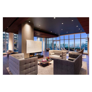 Chicago High Rise Residential Lobby and Amenity Spaces - Contemporain ...