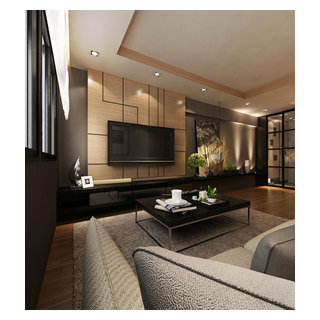 Choa Chu Kang - Modern - Living Room - Singapore - by Cad Associates ...