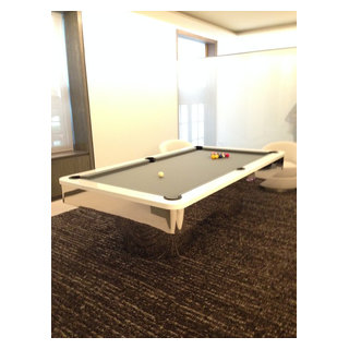 Chrome Pool Table by MITCHELL Pool Tables - Contemporary - Living Room ...