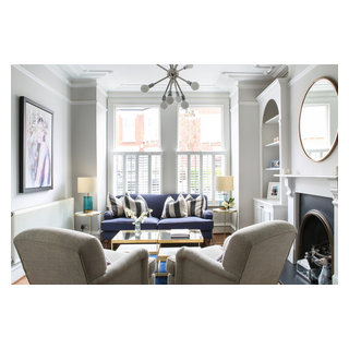 Clapham house renovation - Transitional - Living Room - London - by ...