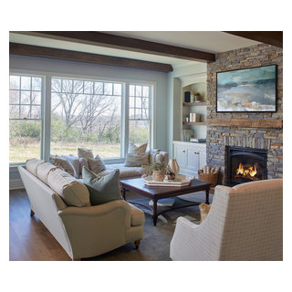 Classic Cottage - Farmhouse - Living Room - Minneapolis - by Hendel ...