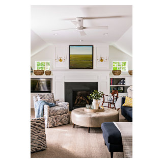 Classic Ranch - Beach Style - Living Room - Boston - by McPhee ...