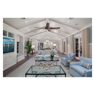 Coastal Casual - Beach Style - Living Room - Miami - by The Decorators ...