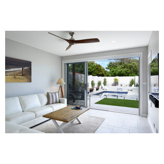 Coastal Design, Grech House, NSW - Beach Style - Living Room ...