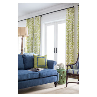 Coastal Family Retreat - Beach Style - Living Room - Jacksonville - by ...