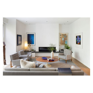 Collector's Loft - Contemporary - Living Room - Minneapolis - by Lucy ...